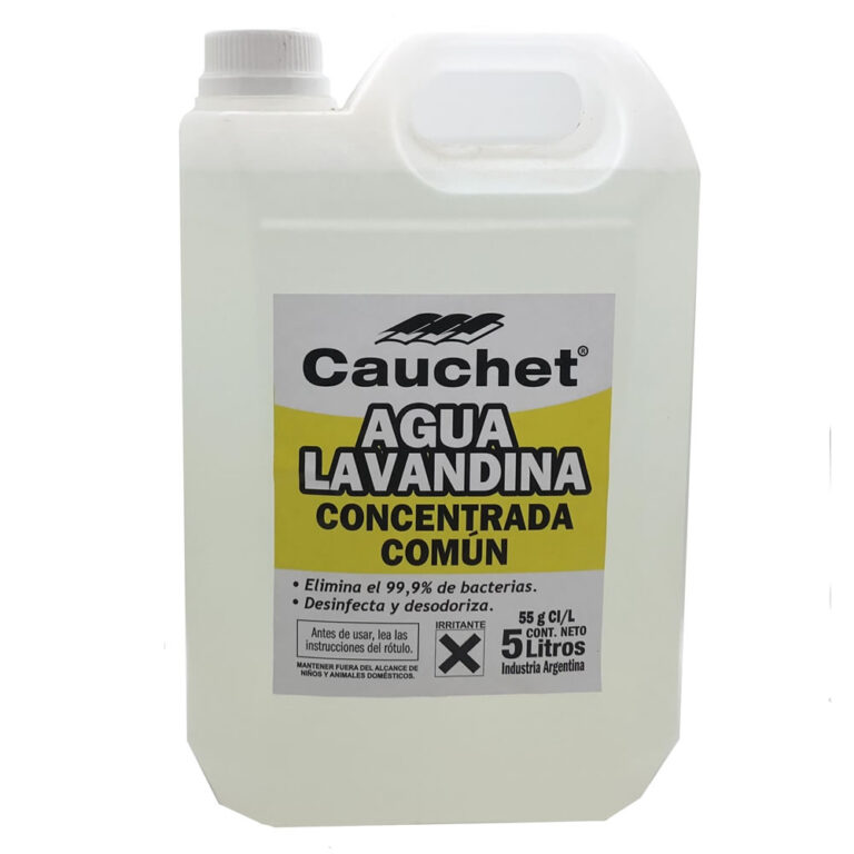 Lavandina por 5 Litros - Cauchet - Fabricante de productos químicos y ...